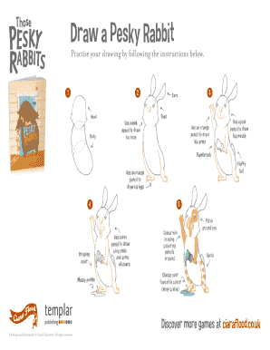 Fillable Online Draw a Pesky Rabbit Fax Email Print - pdfFiller