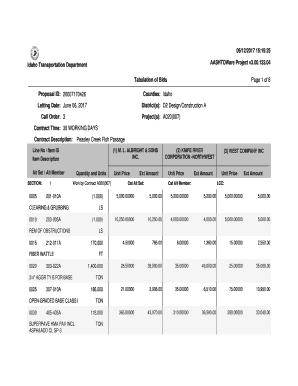 Fillable Online AASHTOWare Project v3 Fax Email Print - pdfFiller
