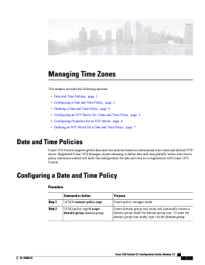 Fillable Online Date and Time Policies, page 1 Fax Email Print - pdfFiller