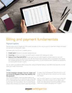 Fillable Online Billing and payment fundamentals Fax Email Print ...