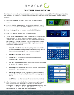 Fillable Online CUSTOMER ACCOUNT SETUP Fax Email Print - pdfFiller