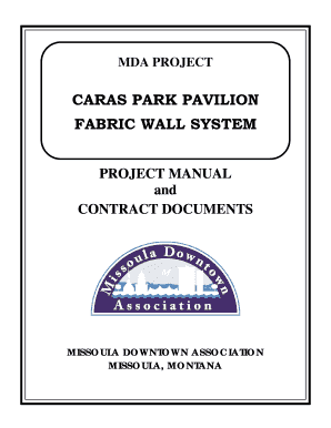 Fillable Online MDA PROJECT Fax Email Print - pdfFiller