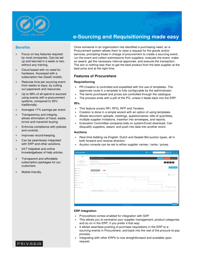 Fillable Online e-Sourcing and Requisitioning made easy Fax Email Print ...