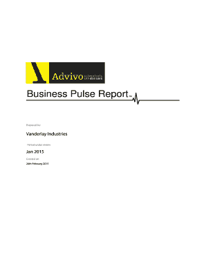 Fillable Online Business Pulse Report Fax Email Print - pdfFiller