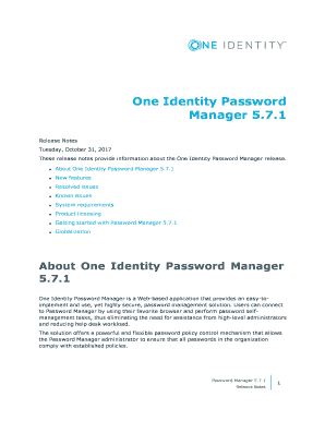 Fillable Online One Identity Password Fax Email Print - pdfFiller