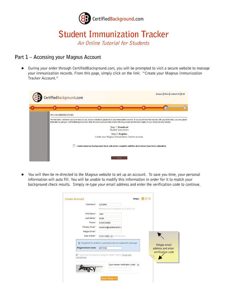 Fillable Online Student Immunization Tracker Fax Email Print - pdfFiller