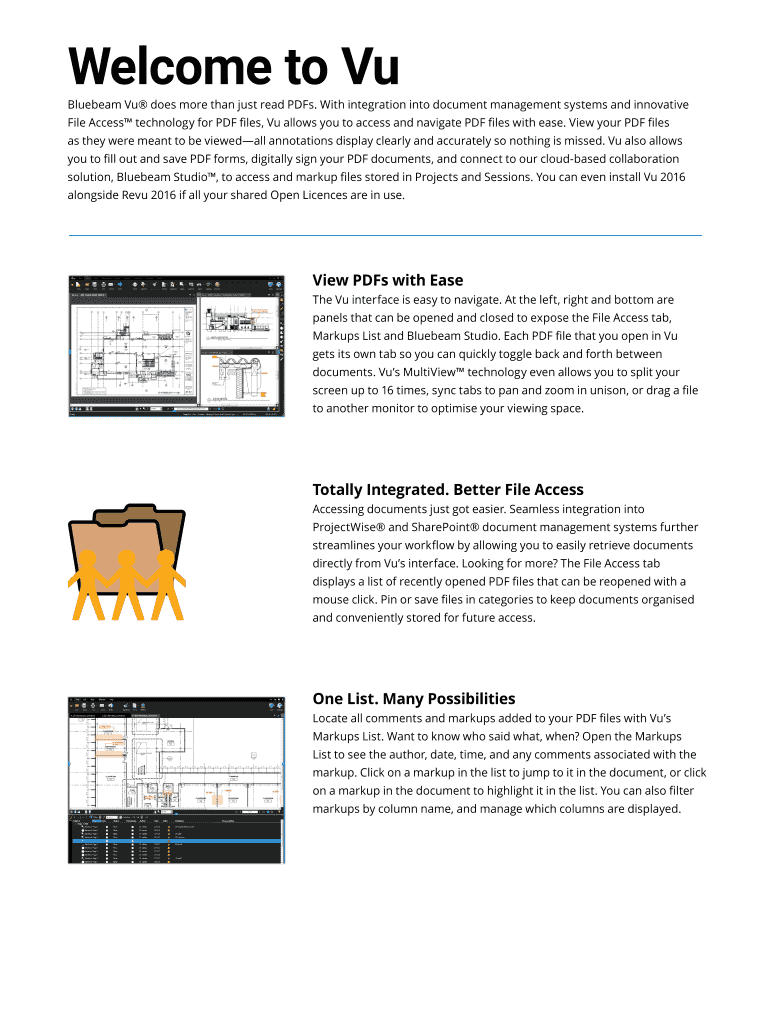 Fillable Online Bluebeam Vu does more than just read PDFs Fax Email ...