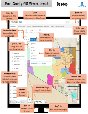 Fillable Online Pima County GIS Viewer Layout Fax Email Print - pdfFiller