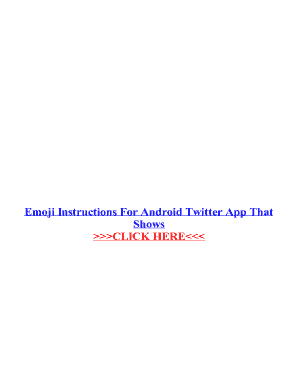 Fillable Online Emoji Instructions For Android Twitter App Fax Email ...