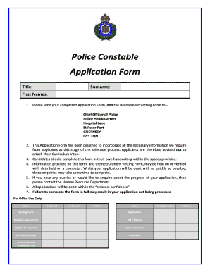 Fillable Online Please send your completed Application Form, and the ...