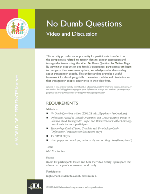 Fillable Online No Dumb Questions Fax Email Print - pdfFiller