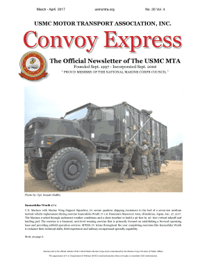Fillable Online USMC MOTOR TRANSPORT ASSOCIATION, INC Fax Email Print ...
