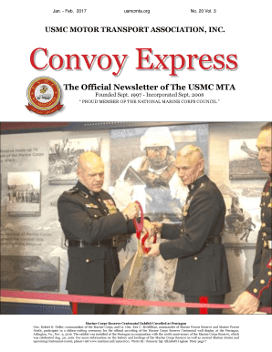 Fillable Online The Official Newsletter of The USMC MTA Fax Email Print ...