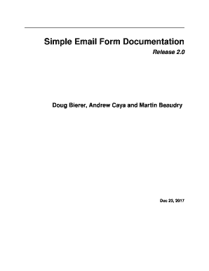 Fillable Online Doug Bierer, Andrew Caya and Martin Beaudry Fax Email ...
