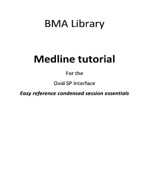 Fillable Online BMA Library Fax Email Print - pdfFiller