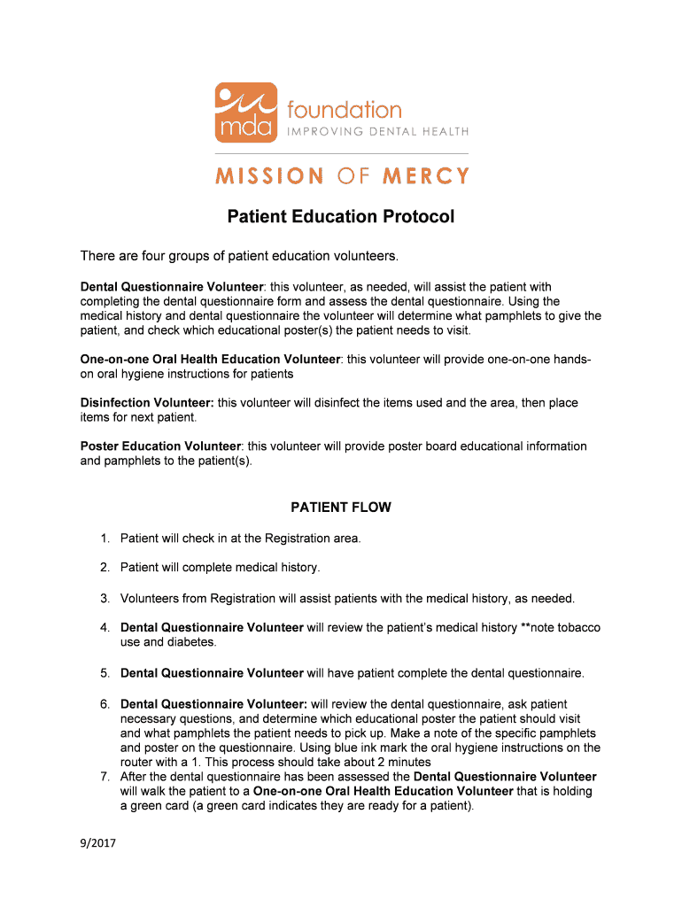 Fillable Online Patient Education Protocol Fax Email Print - pdfFiller