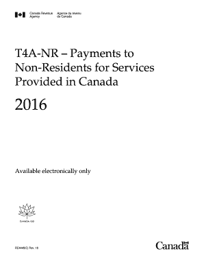 T4a Nr - Fill Online, Printable, Fillable, Blank | pdfFiller