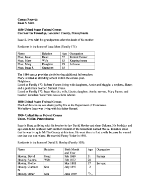 Fillable Online 1880-United States Federal Census Fax Email Print ...