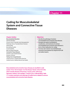 Fillable Online Coding for Musculoskeletal Fax Email Print - pdfFiller