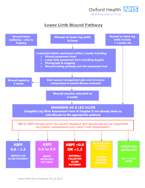 Fillable Online Lower Limb Wound Pathway Fax Email Print - pdfFiller