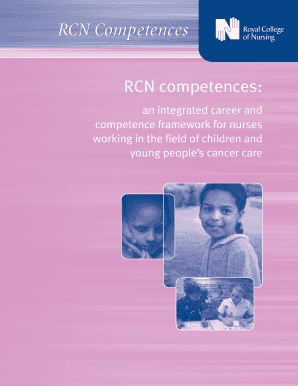 Fillable Online RCN competences: Fax Email Print - pdfFiller