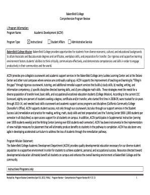 Fillable Online www2 bakersfieldcollege Academic Development (ACDV) Fax ...
