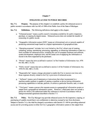 Fillable Online ENHANCED ACCESS TO PUBLIC RECORDS Fax Email Print ...