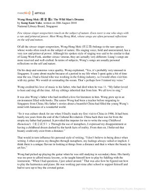 Fillable Online Wong Hong Mok ( Fax Email Print - pdfFiller