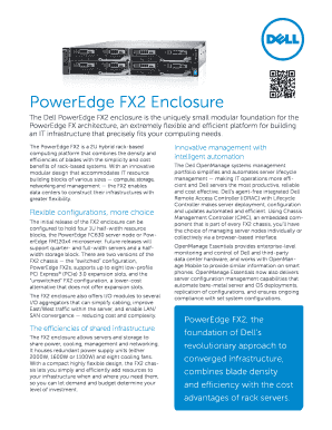 Fillable Online PowerEdge FX2 Enclosure Fax Email Print - pdfFiller