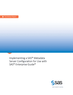 Fillable Online Implementing a SAS Metadata Fax Email Print - pdfFiller