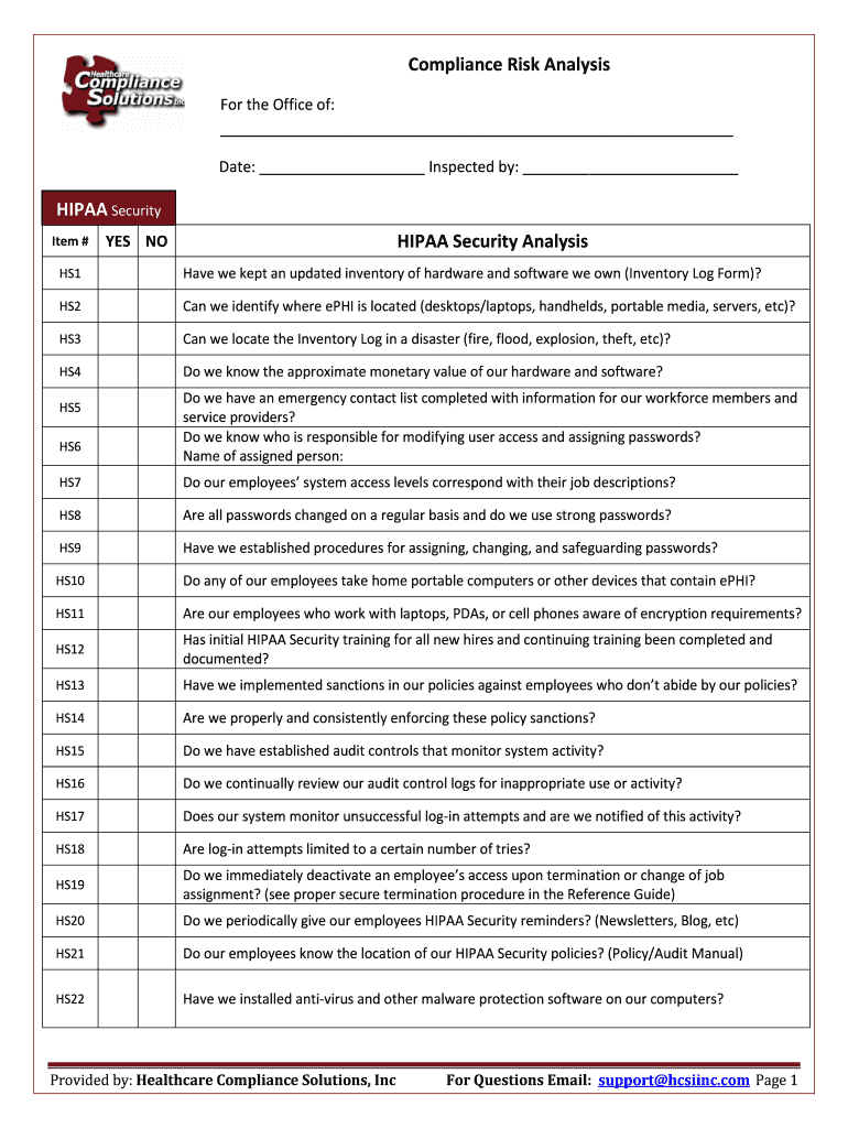 Fillable Online Healthcare certification and accreditation services by ...