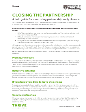 Fillable Online CLOSING THE PARTNERSHIP Fax Email Print - pdfFiller