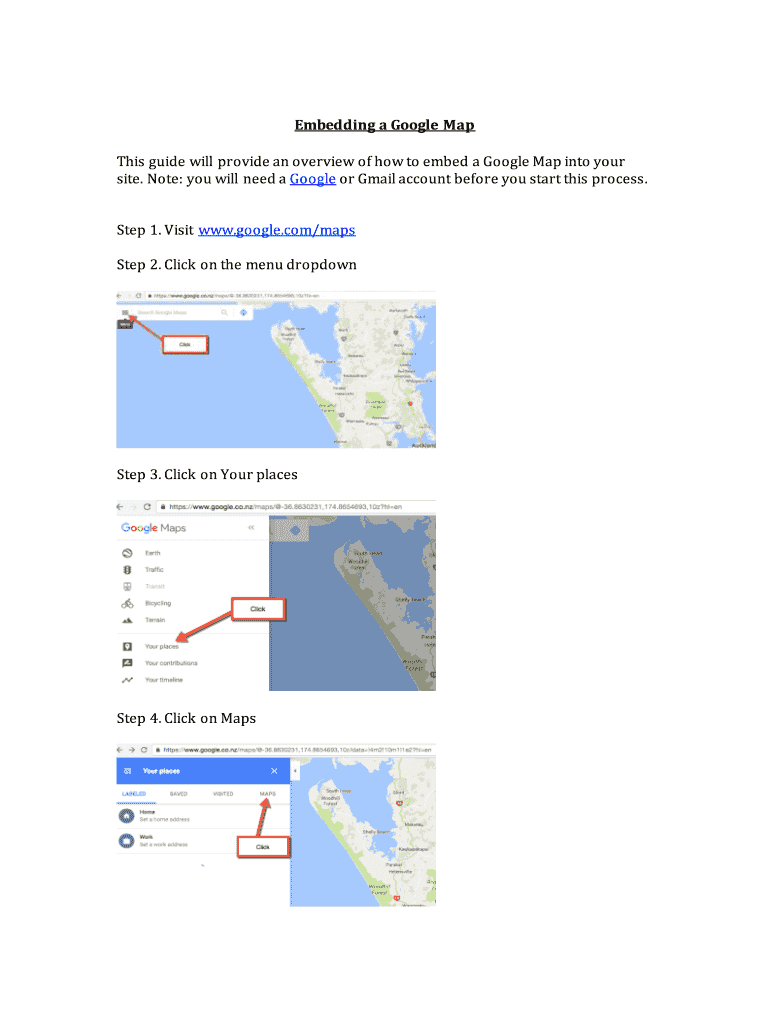 Fillable Online This guide will provide an overview of how to embed a ...