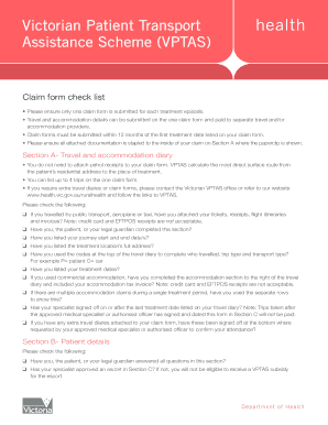 Fillable Online Victorian Patient Transport Fax Email Print - pdfFiller