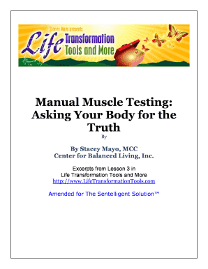 Fillable Online Manual Muscle Testing: Fax Email Print - pdfFiller