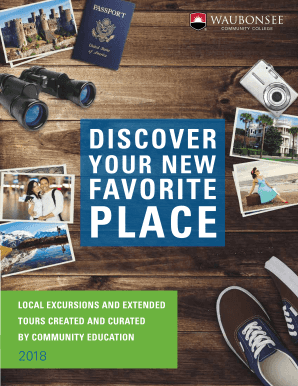 Fillable Online LOCAL EXCURSIONS AND EXTENDED Fax Email Print - pdfFiller