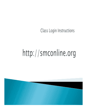 Fillable Online Class Login Instructions Fax Email Print - pdfFiller