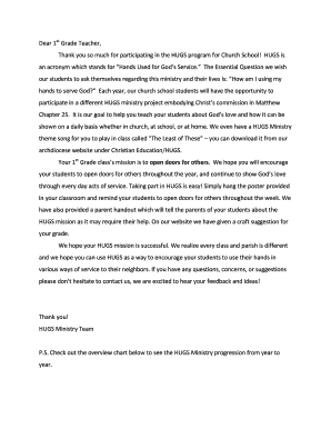 Fillable Online Dear 1st Grade Teacher, Fax Email Print - pdfFiller