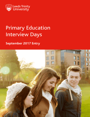 Fillable Online Interview Days Fax Email Print - pdfFiller