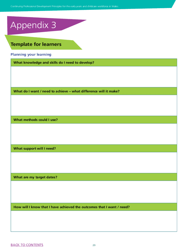 Fillable Online Principles for the early years and Fax Email Print - pdfFiller