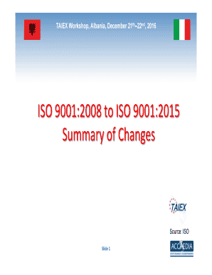 Fillable Online ISO 9001:2015 into AS 9120 Rev B - Quality Management ...