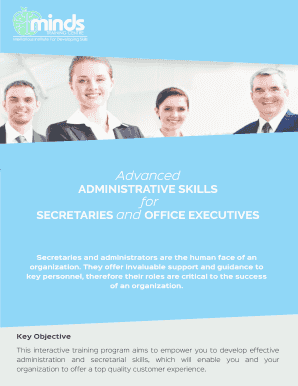 Fillable Online ADMINISTRATIVE SKILLS Fax Email Print - pdfFiller