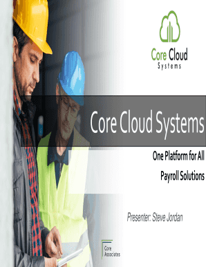 Fillable Online Core Cloud Systems Fax Email Print - pdfFiller