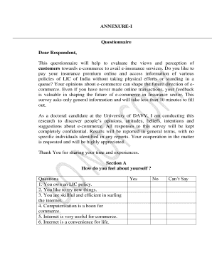 Fillable Online shodhganga inflibnet ac This questionnaire will help to ...