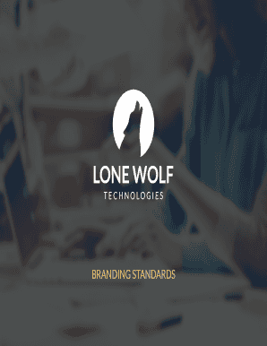 Fillable Online Lone Wolf Real Estate Technologies Brand Identity Fax ...
