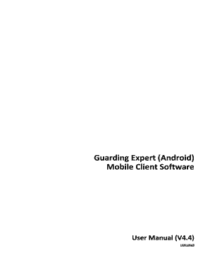 Fillable Online Guarding Expert (Android) Fax Email Print - pdfFiller