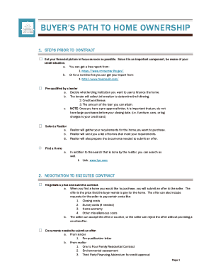 Fillable Online BUYERS PATH TO HOME OWNERSHIP Fax Email Print - pdfFiller