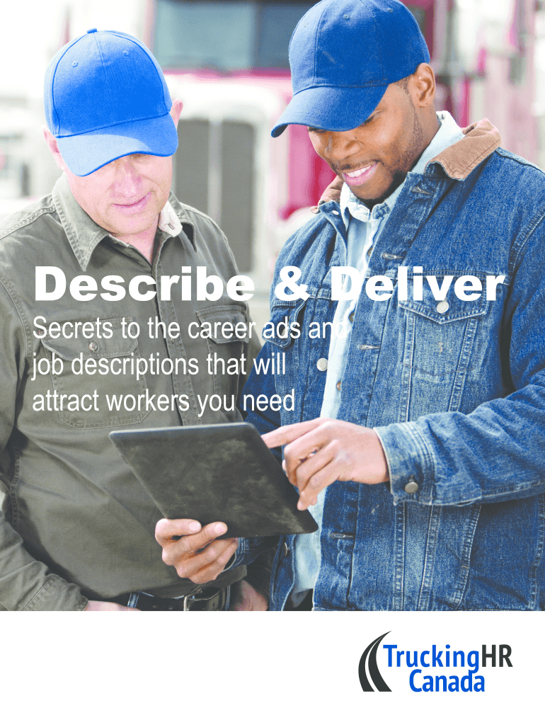 Fillable Online Describe & Deliver Fax Email Print - pdfFiller