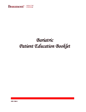 Fillable Online Patient Education Booklet Fax Email Print - pdfFiller