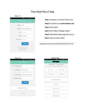 Fillable Online Timeclock Plus Samford Fax Email Print - pdfFiller